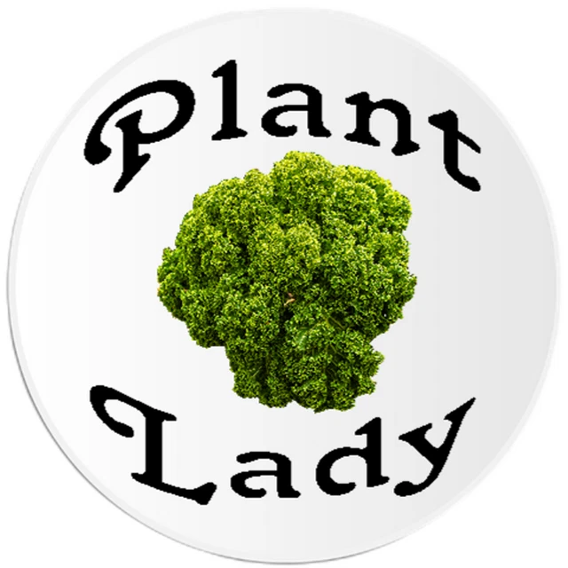 DOPASTICKER Plant Lady Sticker, Kale Vegetarian Garden Gardener Phone ...