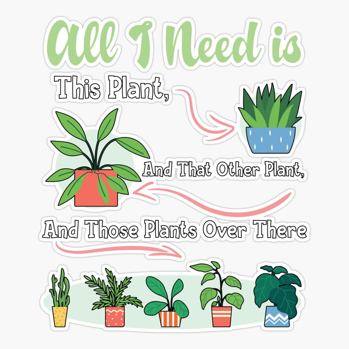 DOPASTICKER Plant Lover Retirement Plan Gardening Retired Gardener ...