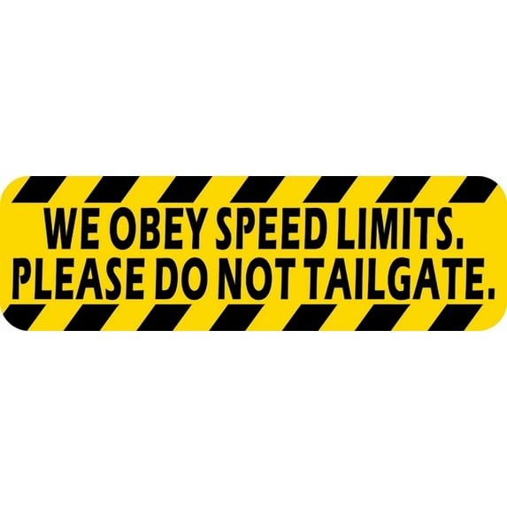 DOPASTICKER Please Do Not Tailgate Sticker Phone Sticker, Latop Sticker ...