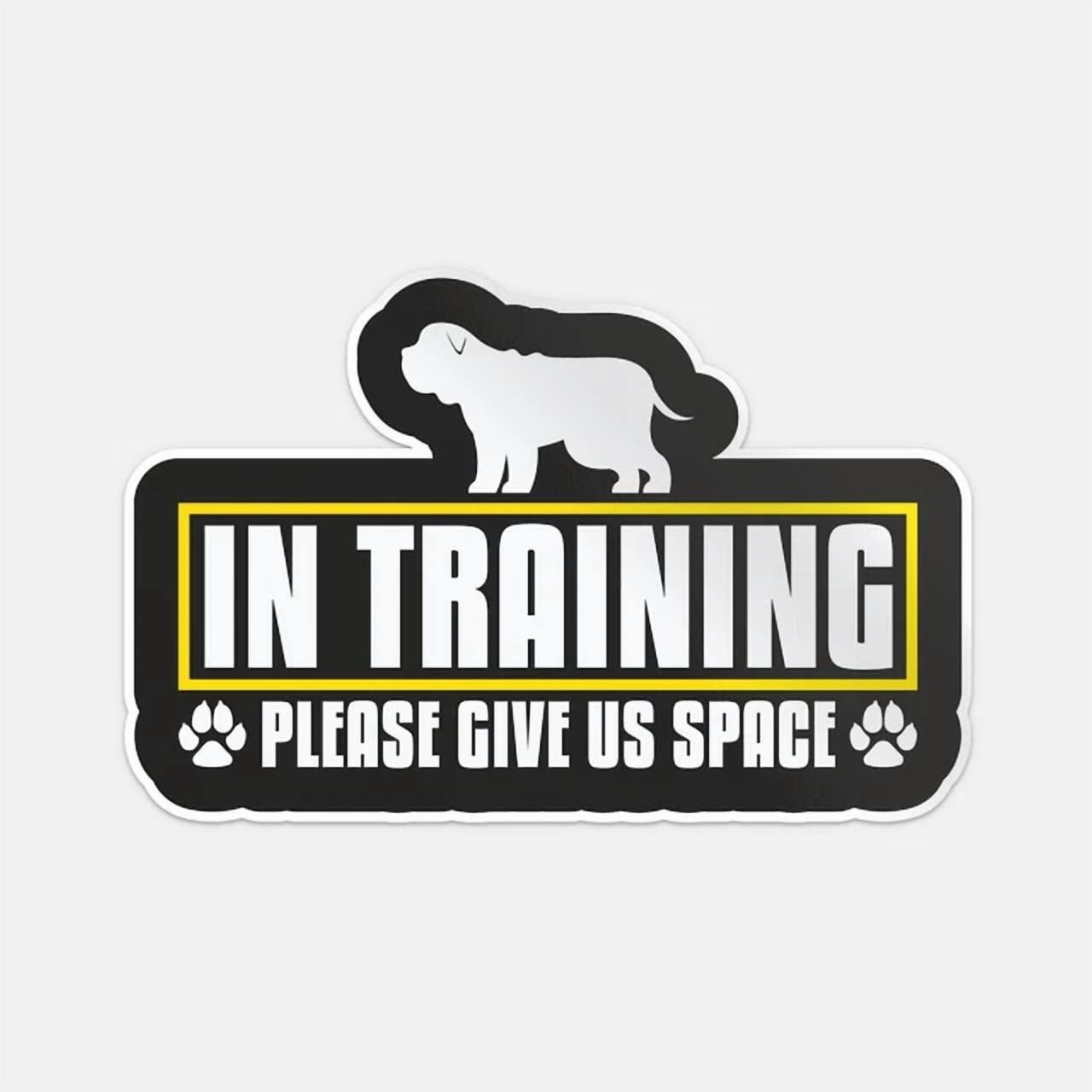 DOPASTICKER Please Give Us Space Dog Sticker Decal Phone Decal Water ...