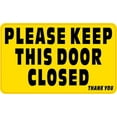 DOPASTICKER Please Keep This Door Closed Sticker Business Sticker Phone ...