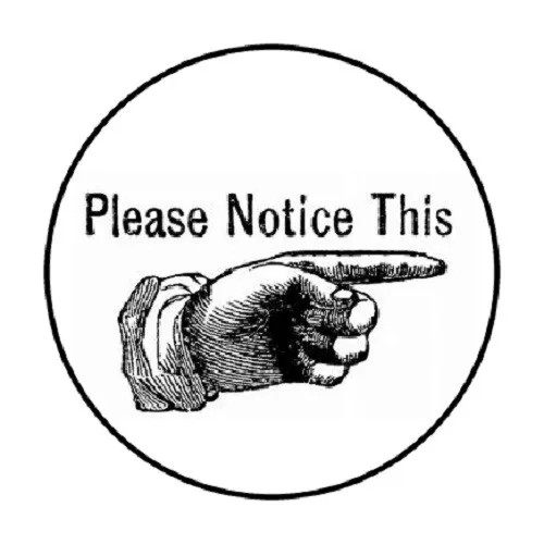 DOPASTICKER Please Notice This !! Stickers Phone Decal Water Bottle ...
