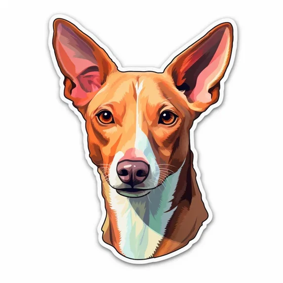 DOPASTICKER Podenco Andaluz Car Sticker Tuning Rear Window Phone ...