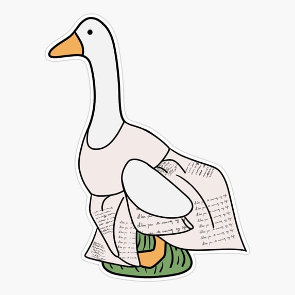 DOPASTICKER Poetry Go.Ose Sticker, Phone Sticker Water Bottle Sticker ...