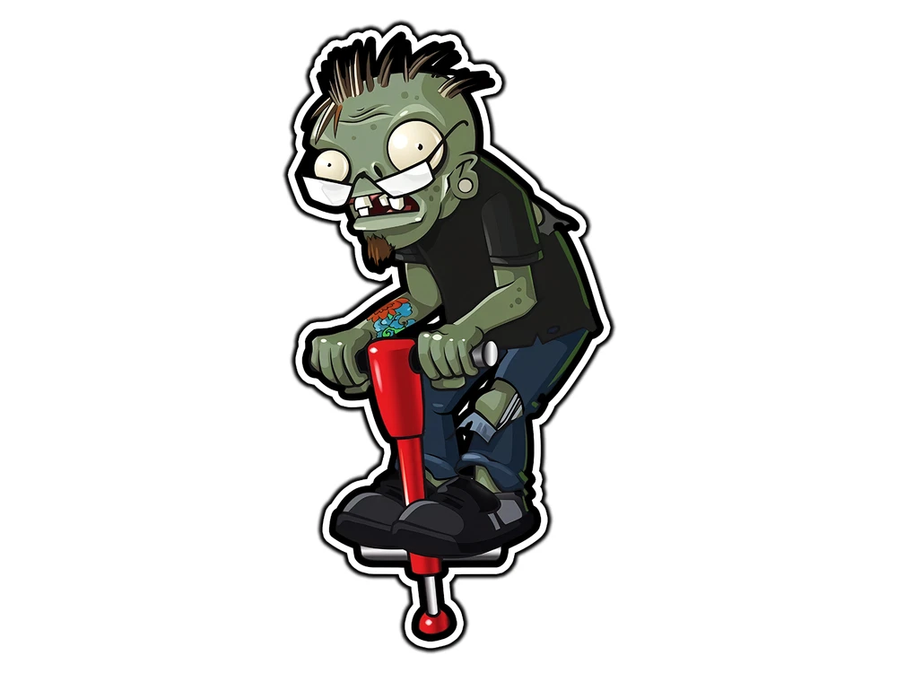 DOPASTICKER Pogo Zombie Sticker Decal Phone Decal Water Bottle Stickers ...