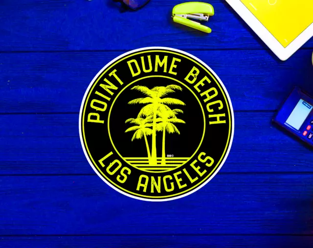 DOPASTICKER Point Dume Beach California Sticker Palm Trees Decorative ...
