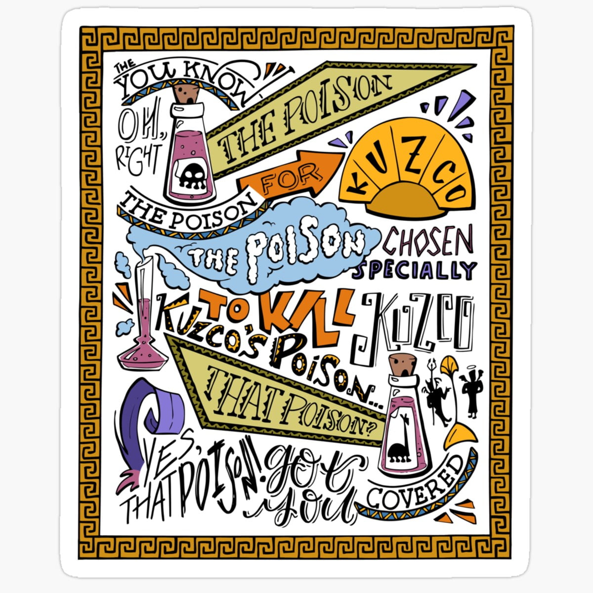 DOPASTICKER Poison Sticker Birthday Gifts - Decorative Laptop, Phone ...