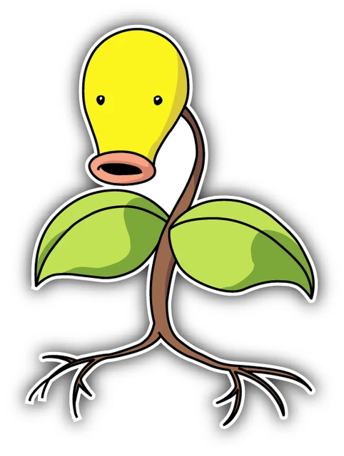 DOPASTICKER Pokemon Bellsprout Cartoon Car Sticker Decal Phone Decal ...