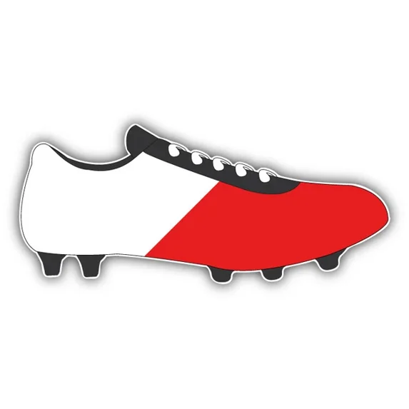 DOPASTICKER Poland Flag Soccer Cleats Sticker Decal Phone Decal Water ...