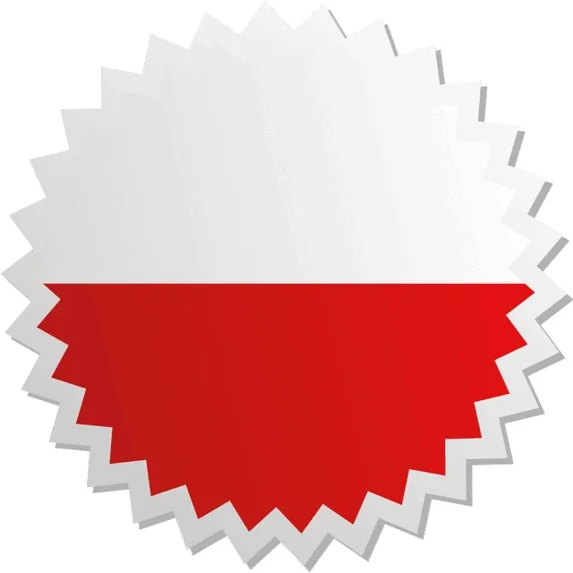 DOPASTICKER Poland Star Flag Sticker Decal Phone Decal Water Bottle ...