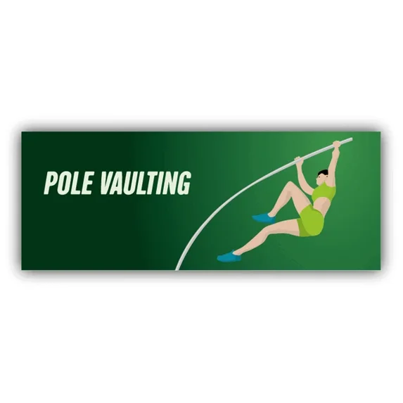 DOPASTICKER Pole Vaulting Sport Car Sticker Phone Decal Water Bottle ...