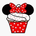DOPASTICKER Polka Dot Mouse Cupcake Sticker, Phone Sticker Car Stickers ...