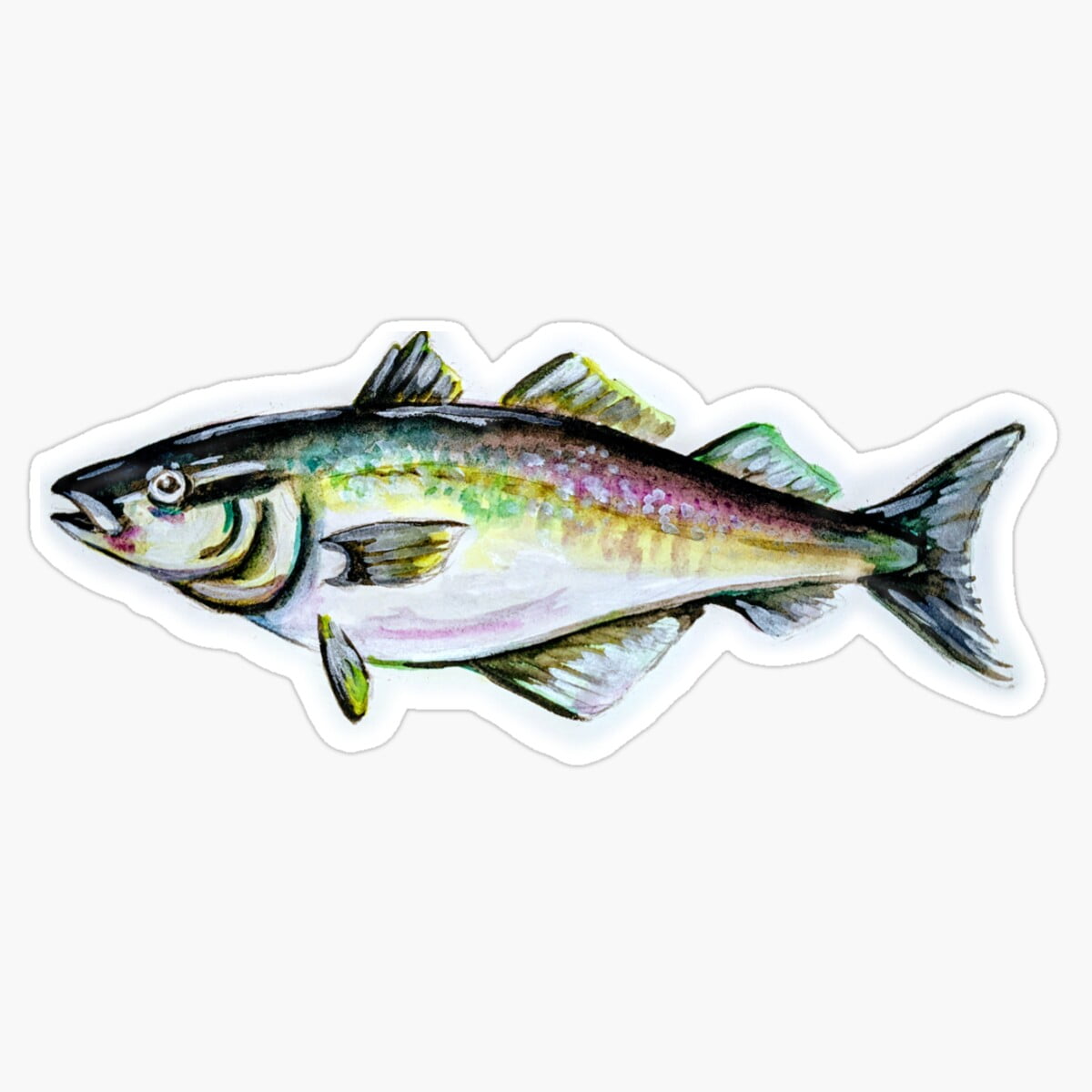 DOPASTICKER Pollock Sticker, Phone Sticker Water Bottle Sticker Car ...