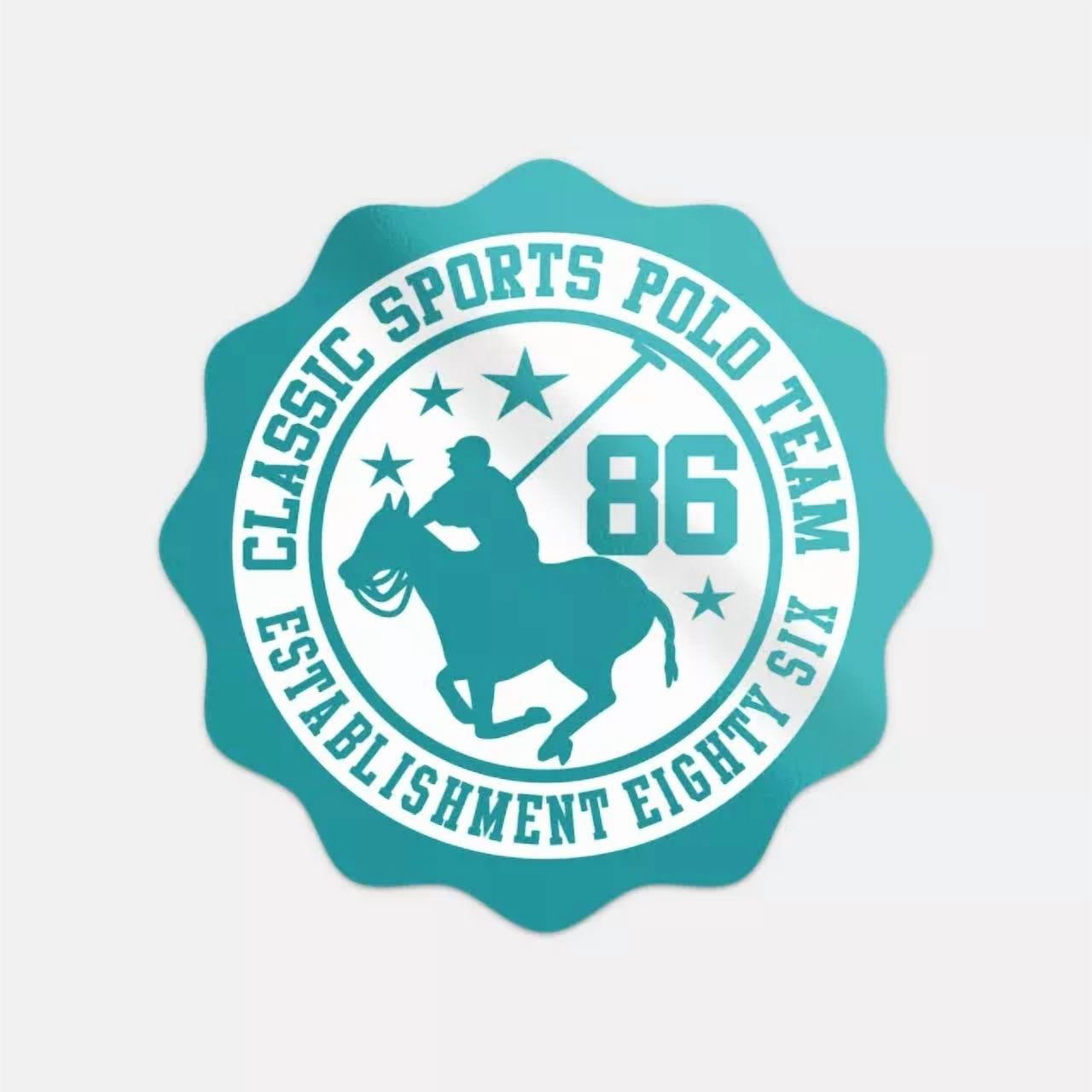 DOPASTICKER Polo Classic Sport Team Emblem Sticker Decal Phone Decal ...