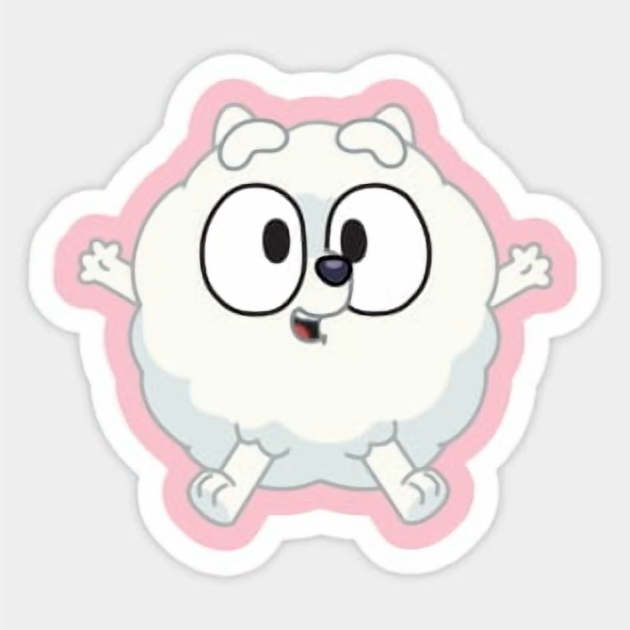 DOPASTICKER Pom Pom Bluey For , Bluey Favors, Decorative Laptop, Phone ...