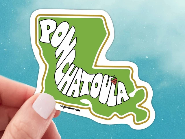 DOPASTICKER Ponchatoula Louisiana Sticker For Car, Laptop Phone Decal ...