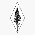 DOPASTICKER Ponderosa Tree Sticker, Phone Sticker Water Bottle Sticker ...