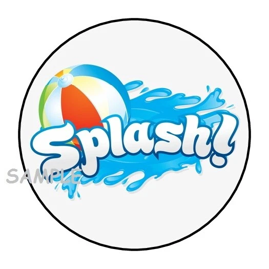 DOPASTICKER Pool Party Stickers Birthday Favors Phone Decal Water ...