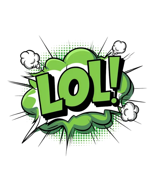 DOPASTICKER Pop Art Girl Sticker Lol Exclamation Retro Comic Noise Loud ...