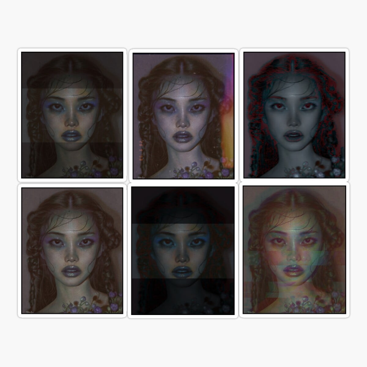 DOPASTICKER Pop Art With Barrier Sticker, Phone Sticker Car Stickers ...