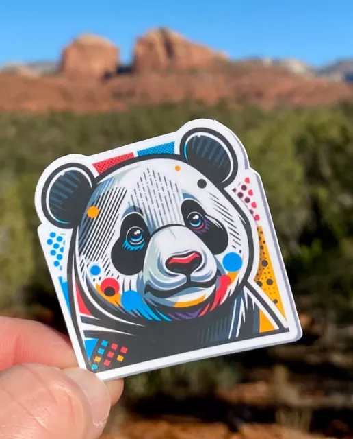 DOPASTICKER Popart Panda Bear Sticker, Decal, Panda, Bear, Art, Pop Art ...