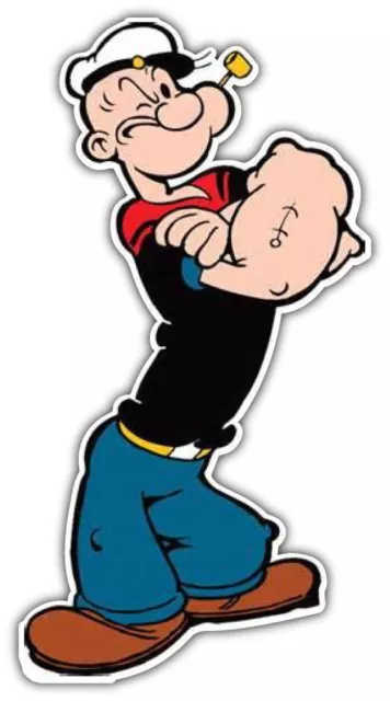 DOPASTICKER Popeye Cartoon Sticker Decal Phone Decal Water Bottle ...