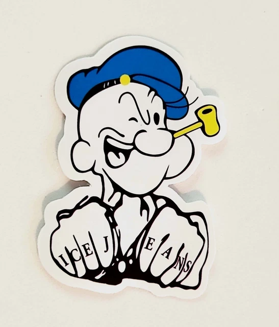 DOPASTICKER Popeye The Sailor Man Olive Oyl Cartoon Anime Manga Sticker ...