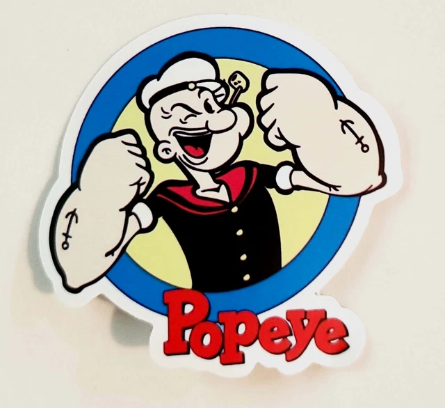 DOPASTICKER Popeye The Sailor Man Olive Oyl Cartoon Anime Manga Sticker ...