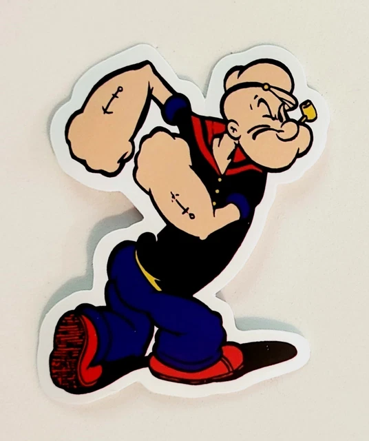 DOPASTICKER Popeye The Sailor Man Olive Oyl Cartoon Anime Manga Sticker ...