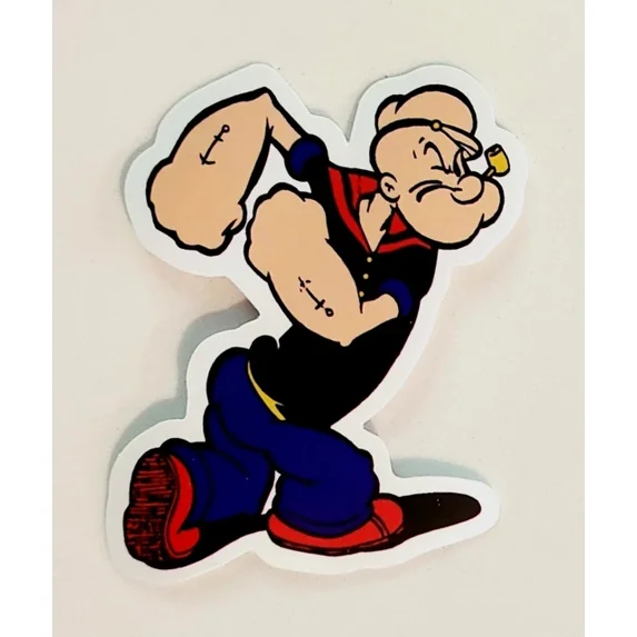 DOPASTICKER Popeye The Sailor Man Olive Oyl Cartoon Anime Manga Sticker ...