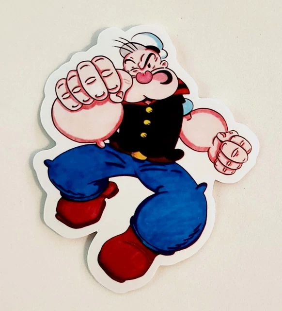 DOPASTICKER Popeye The Sailor Man Olive Oyl Cartoon Anime Manga Sticker ...