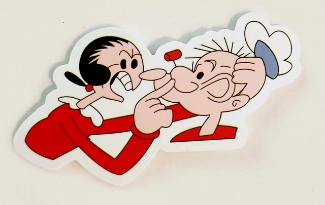 DOPASTICKER Popeye The Sailor Man Olive Oyl Cartoon Anime Manga Sticker ...
