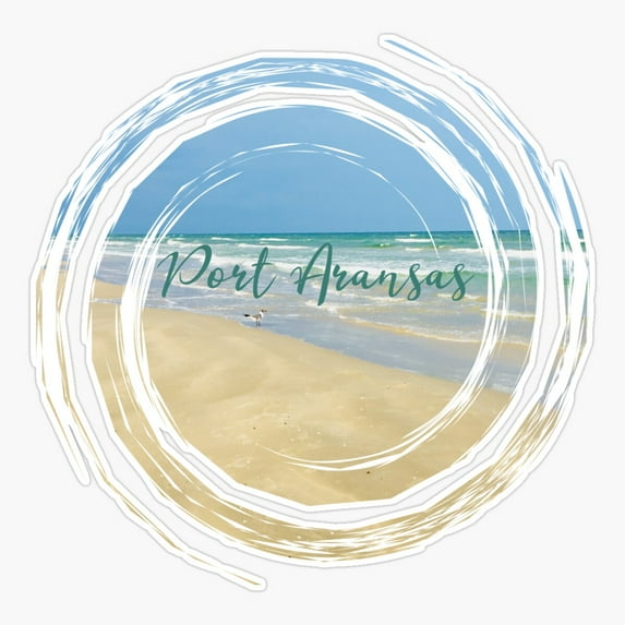DOPASTICKER Port Aransas Texas Beach Photography Sticker, Phone Sticker ...