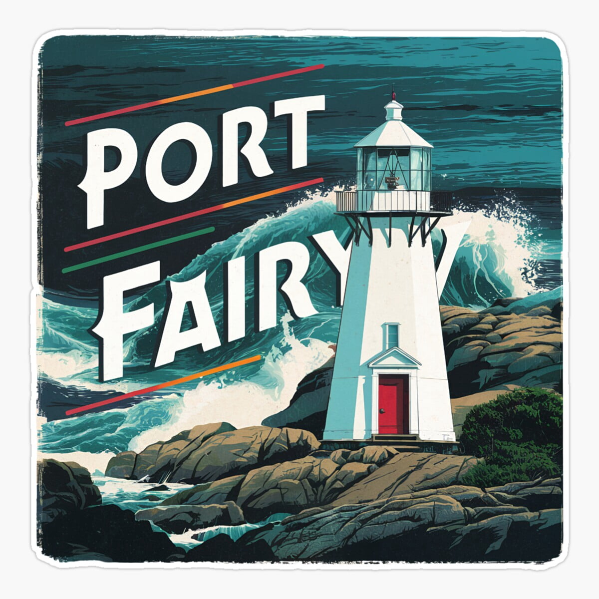 DOPASTICKER Port Fairy Sticker, Phone Sticker Car Stickers, Birthday ...