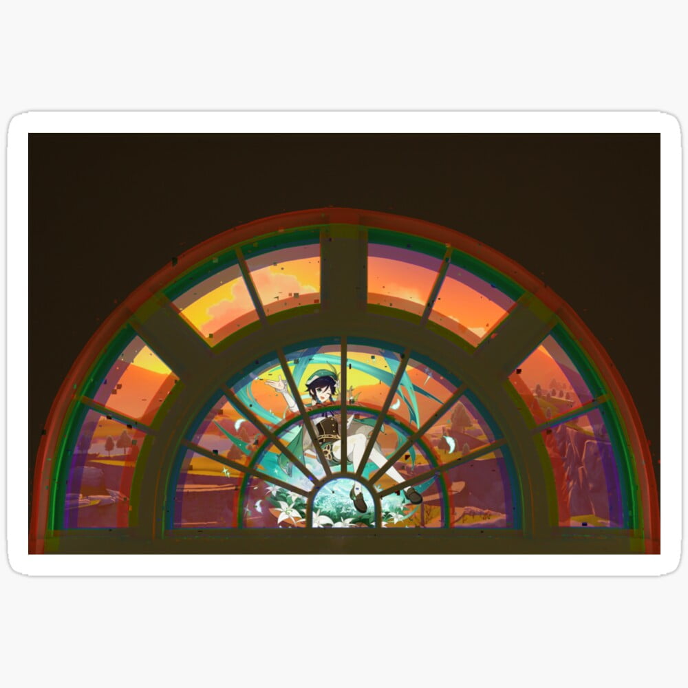 DOPASTICKER Portal To Mondstadt With Venti Sticker Phone Decal Water ...