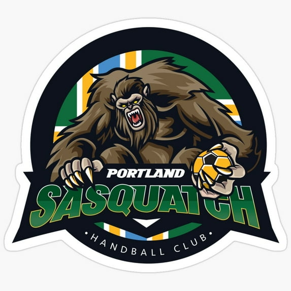 DOPASTICKER Portlandasquatch Handball Clubperfect Sticker Gift Everyone ...