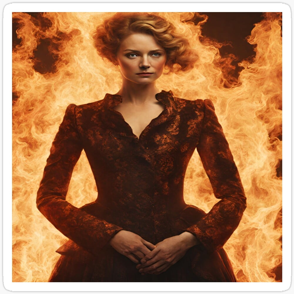 DOPASTICKER Portrait Of A Lady On Fire Gift You - Phone Stickers ...