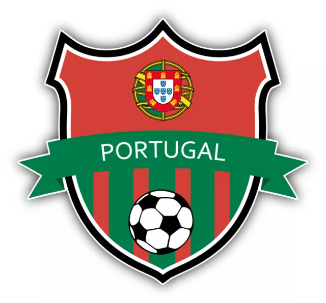 DOPASTICKER Portugal Flag National Soccer Team Sticker Decal Phone ...