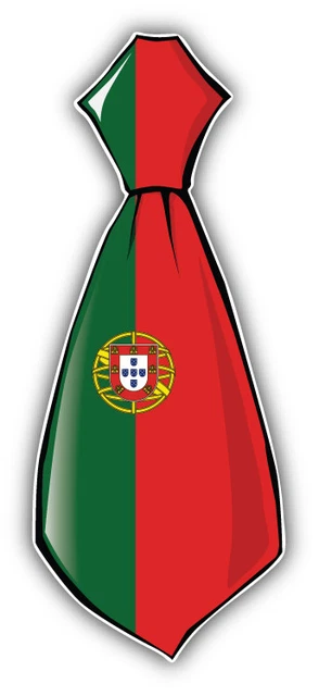 DOPASTICKER Portugal Flag Necktie Sticker Decal Phone Decal Water ...