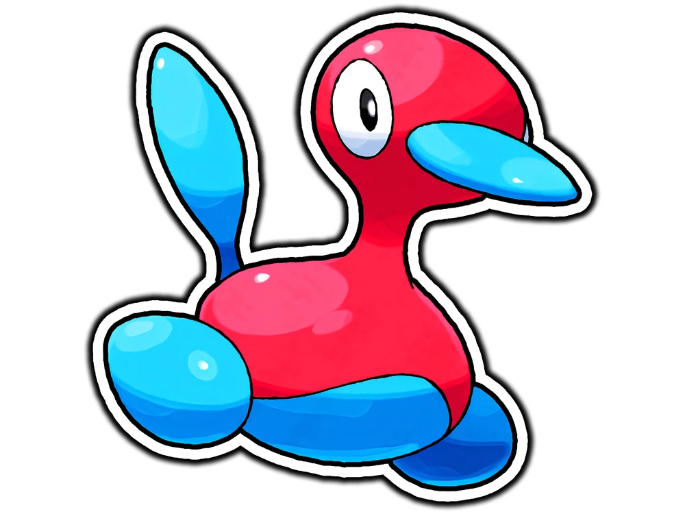 DOPASTICKER Porygon2 Sticker Decal Phone Decal Water Bottle Stickers ...