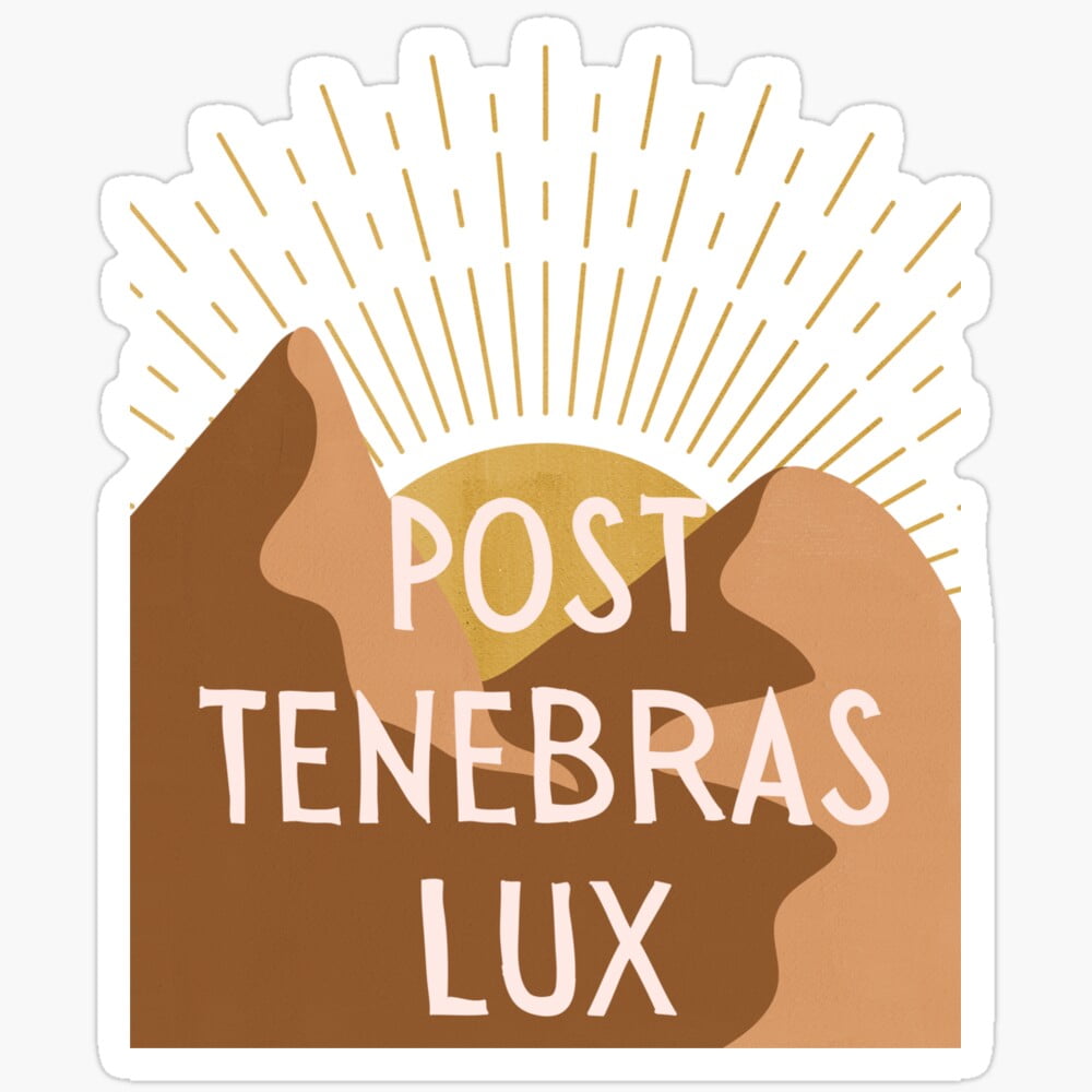DOPASTICKER Post Tenebras Lux - Perfect Birthday Gift Everyone Phone ...
