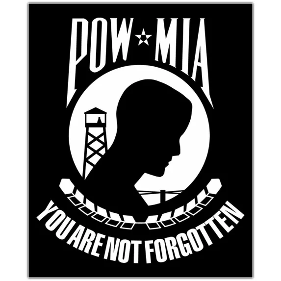DOPASTICKER Pow/Mia Powmia Vietnam War Car Window Sticker Decal Phone ...