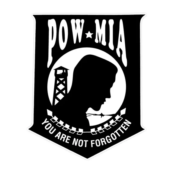 DOPASTICKER Pow Mia You Are Not Forgotten Sticker Military Soldier ...
