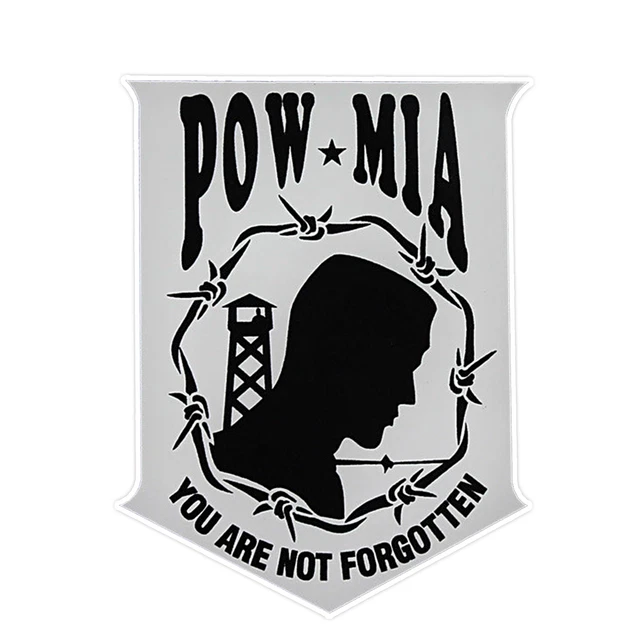 DOPASTICKER Pow Mia You Are Not Forgotten Sticker Military Soldier ...