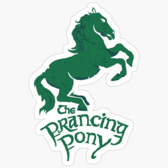 DOPASTICKER Prancing Pony Sticker. Gift You - Decorate Laptops, Water ...