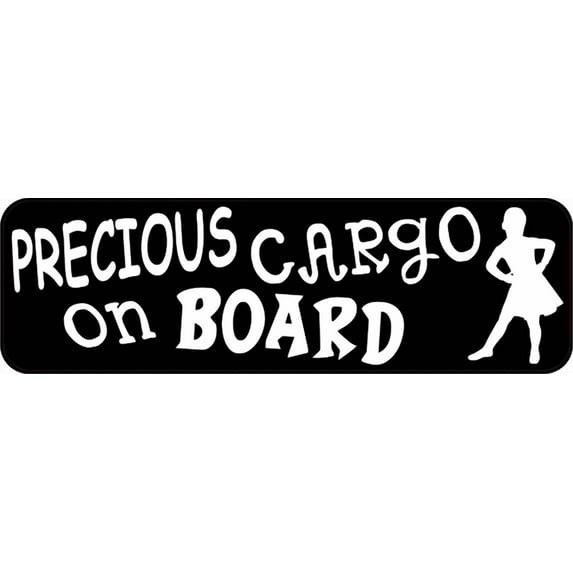 DOPASTICKER Precious Cargo On Board Sticker Phone Sticker, Latop ...