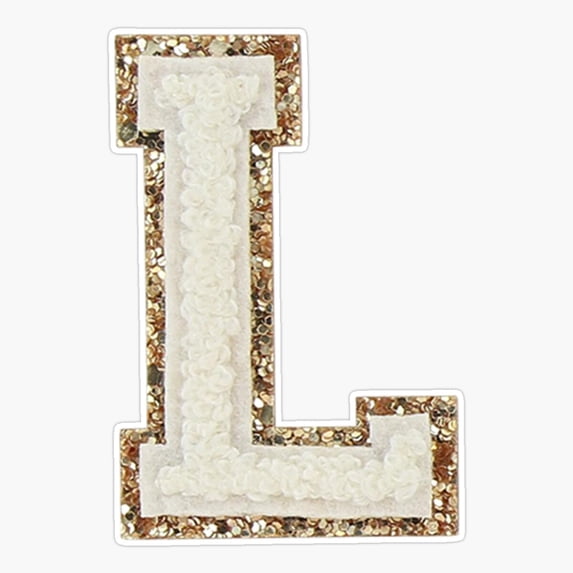 DOPASTICKER Preppy White Varsity Letter Sticker, Phone Sticker Car ...