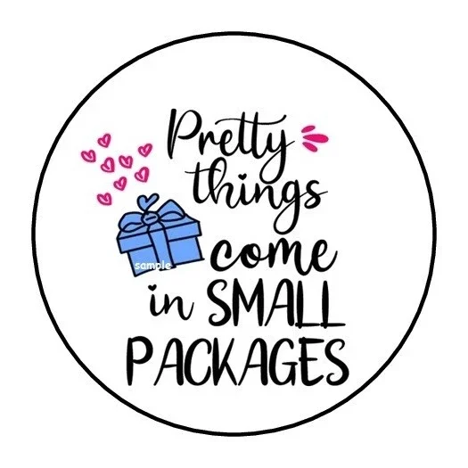 DOPASTICKER Pretty Things Come In Small Packages Stickers Phone Decal ...