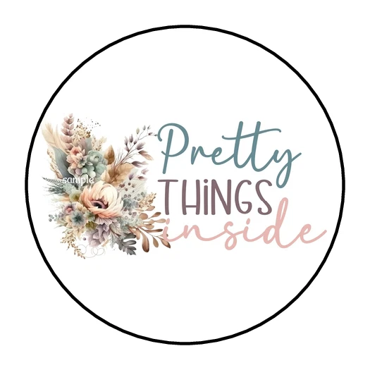 DOPASTICKER Pretty Things Inside Boho Stickers Phone Decal Water Bottle ...