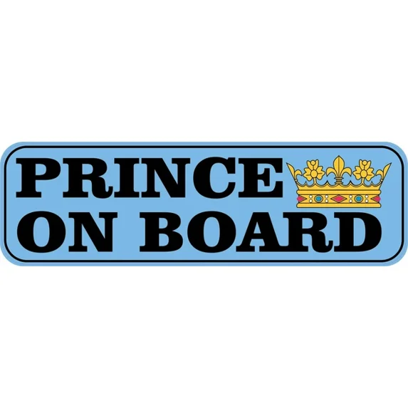 DOPASTICKER Prince On Board Sticker Phone Sticker, Latop Sticker, Lover ...